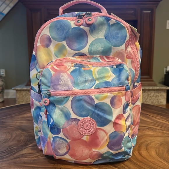 Kipling | Bags | Kipling Seoul Bubbly Rose Large Backpack | Poshmark
